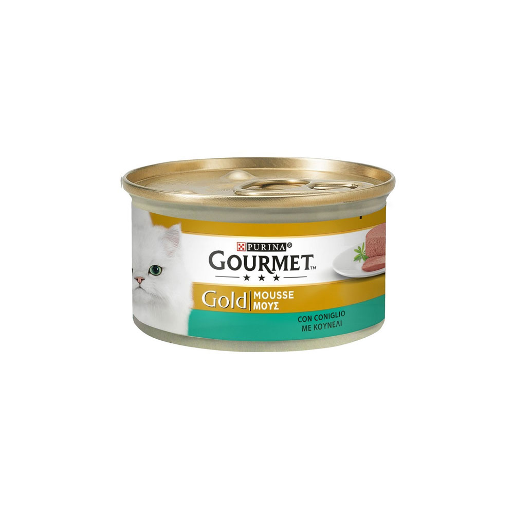 Purina Gourmet Gold Μους Κουνέλι 85gr | Pet Stores Pastrikos