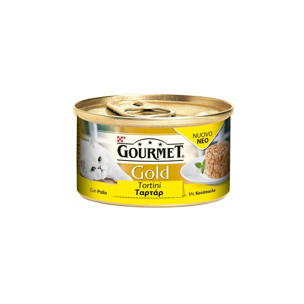 Purina Gourmet Gold Ταρτάρ Κοτόπουλο 85gr | Pet Stores Pastrikos